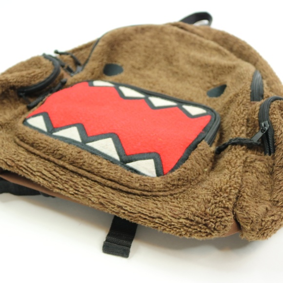 Domo Kun | Accessories | Domo Kun Brown Backpack Kids Youth | Poshmark